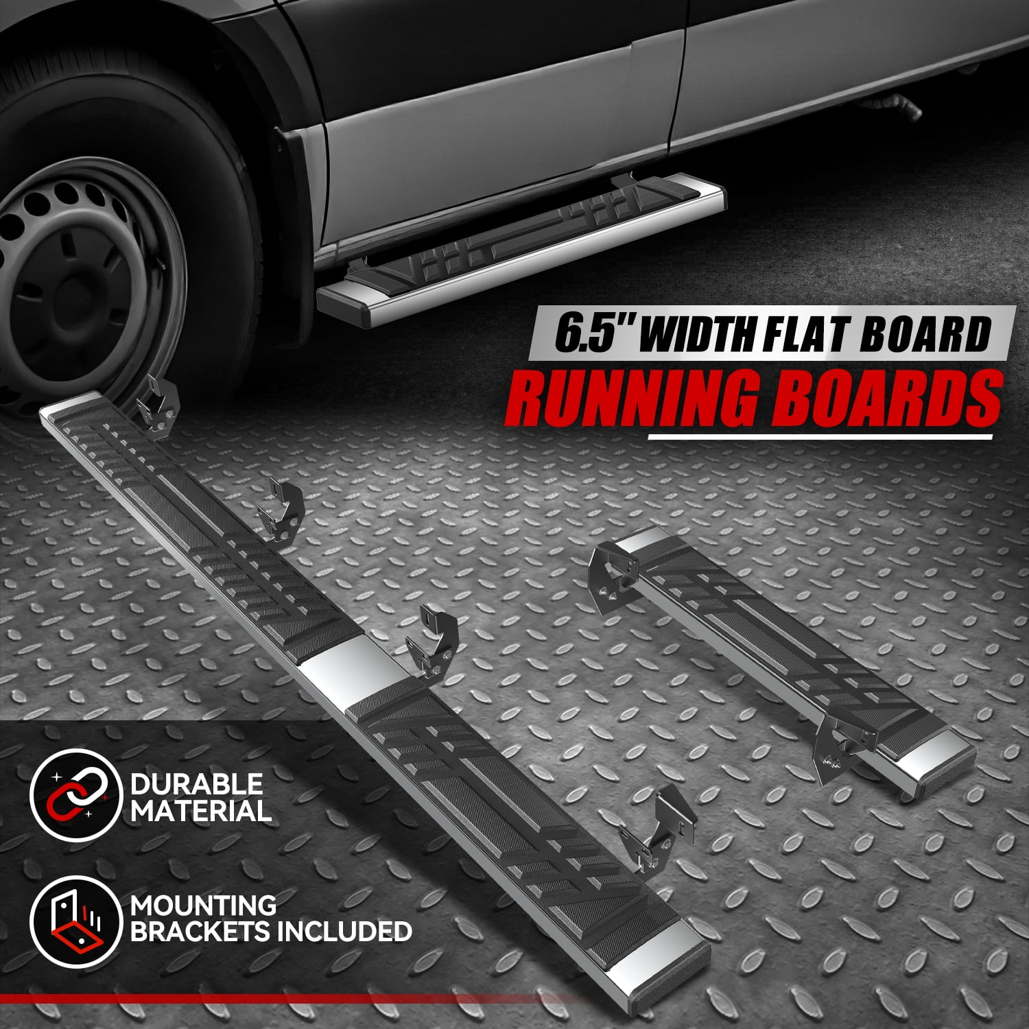 Nuvision for 07-24 Dodge Mercedes-Benz Sprinter 2500 3500 6.5" Side ...