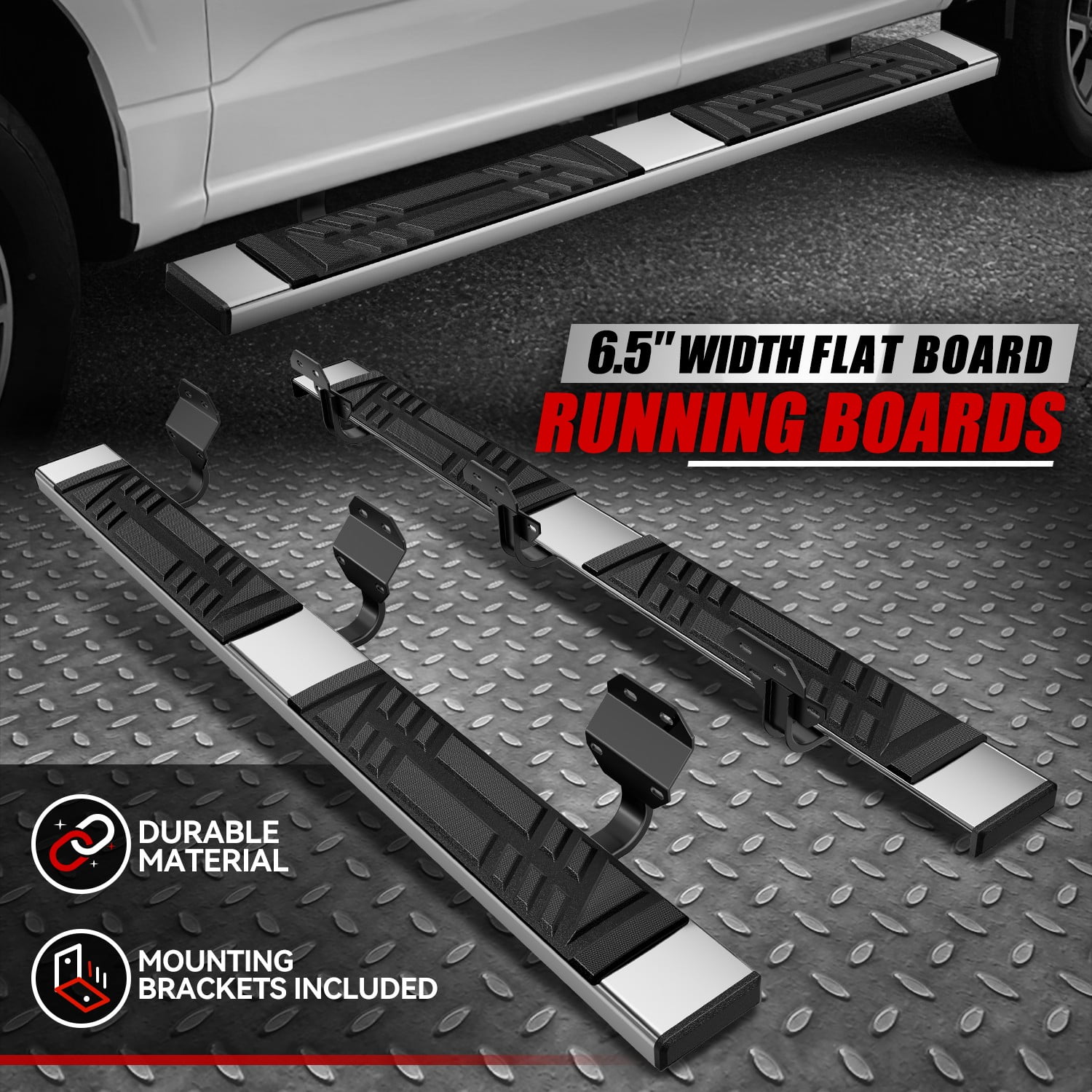 Nuvision for 15-24 F150 F250 F350 Super Duty Crew Cab 6.5" W Running ...
