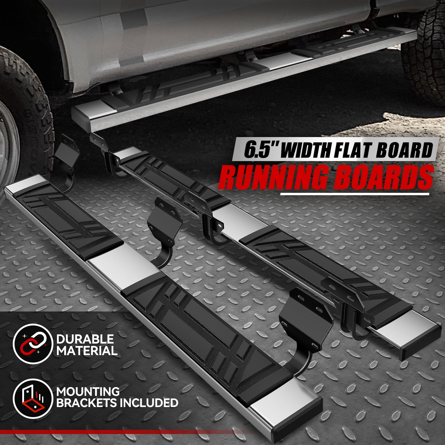 Nuvision for 15-24 F150 F250 F350 Super Duty Super Cab 6.5"W Running ...