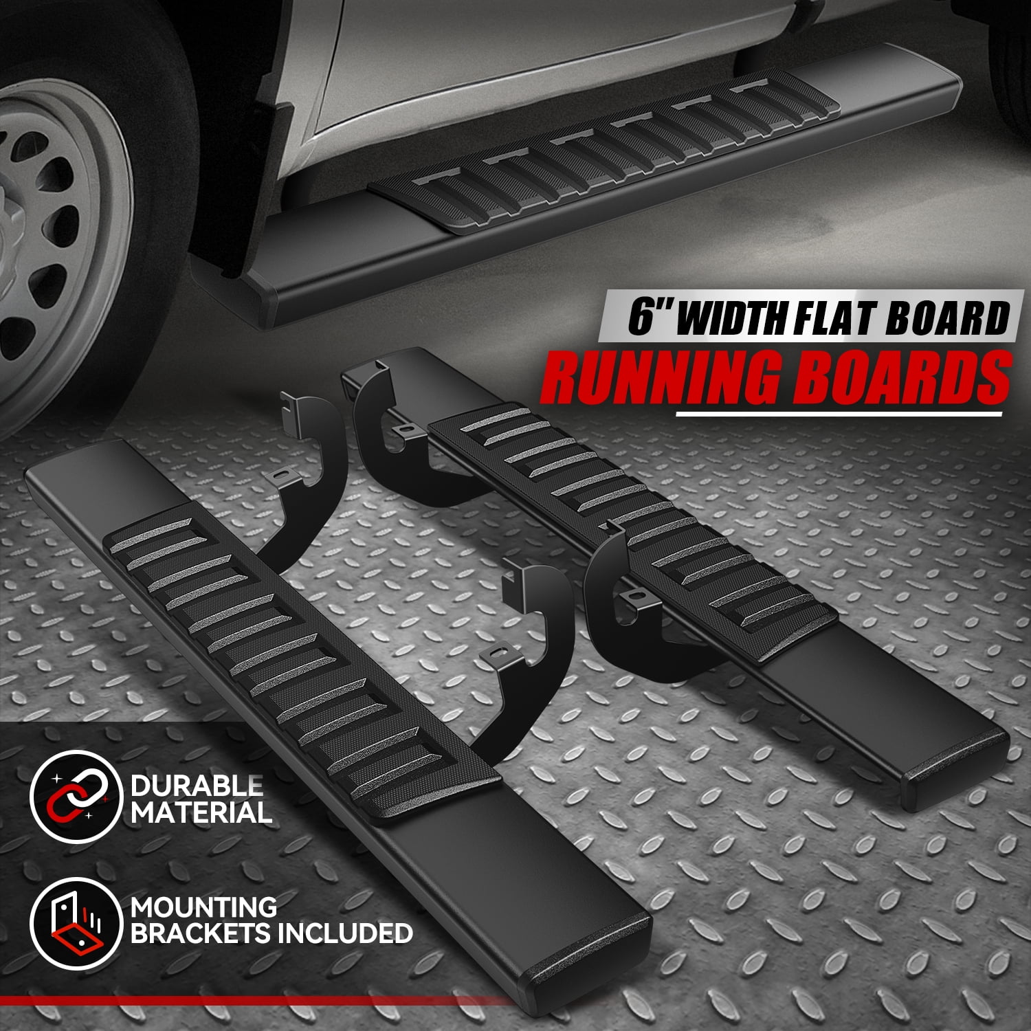 Nuvision for 19-25 Chevy Silverado GMC Sierra 1500 Standard Cab 6" Step ...