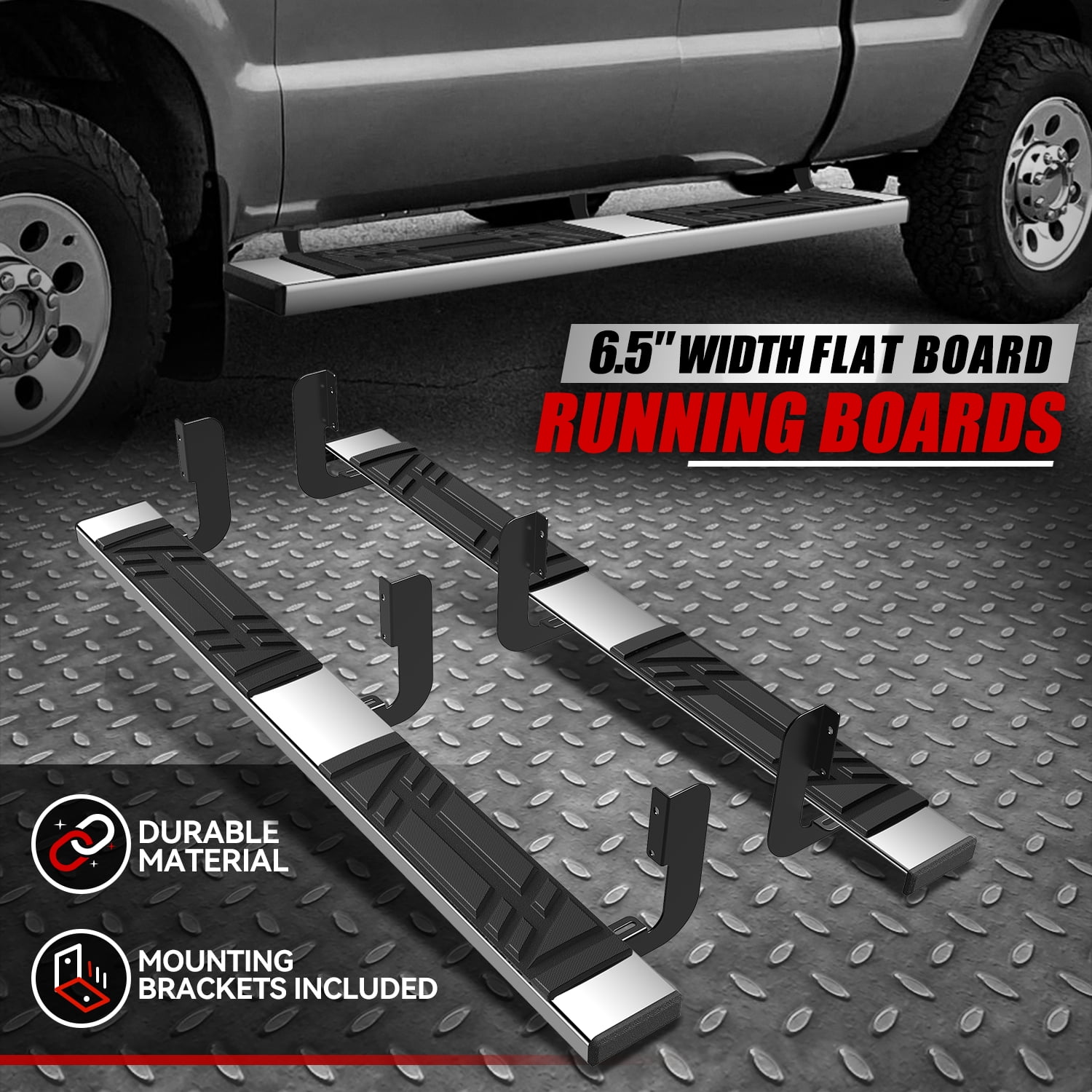 Nuvision for 99-16 Ford F250 F350 F450 SD Extended Cab 6.5" Side Step ...