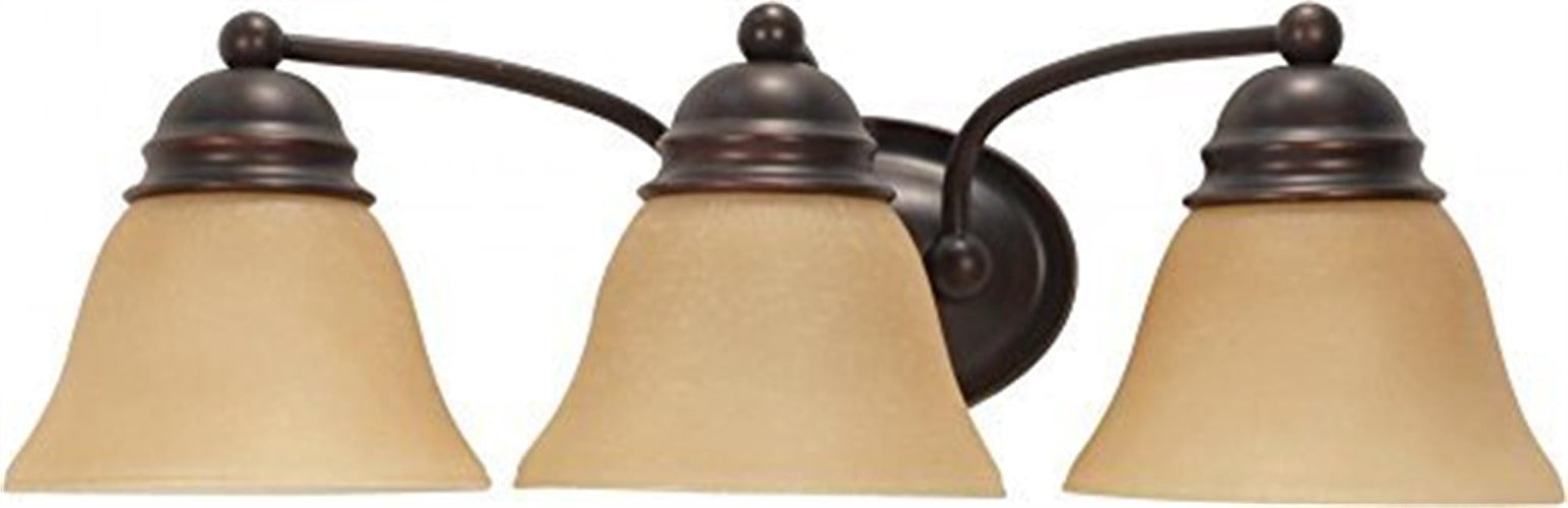 Nuvo 60-1272 - Empire 3 Light 21" Vanity w/ Champagne Linen Washed ...