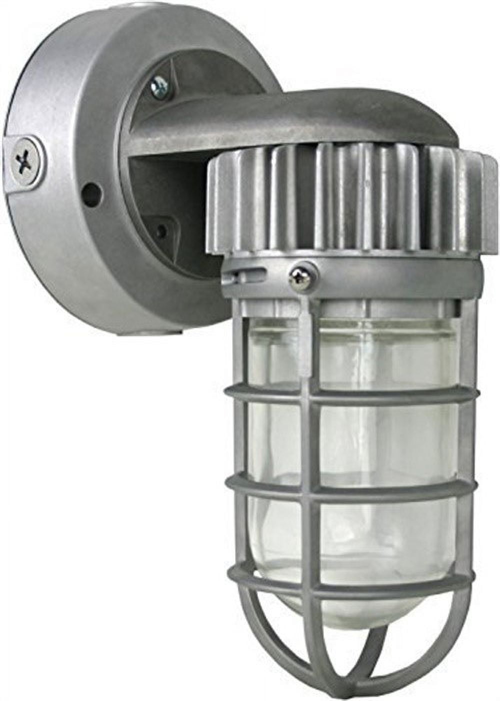 Nuvo 65-078 - LED Vapor Proof Wall Mount Silver Finish; Silver Finish ...