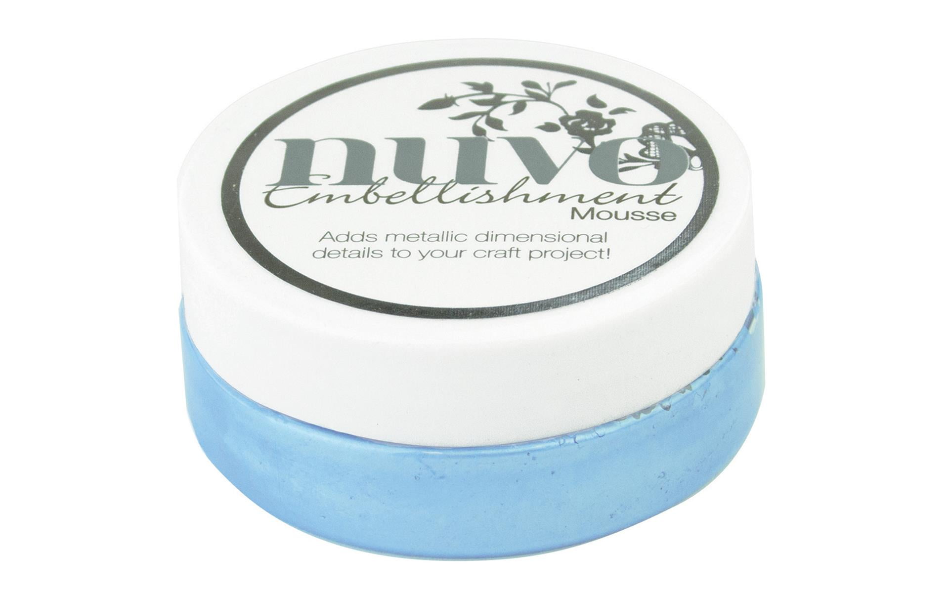 Nuvo Embellishment Mousse 2.2oz Powder Blue - Walmart.com