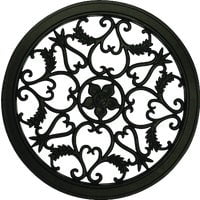 Nuvo Iron Round Decorative Gate Insert 15" RND WOOD, Each - Walmart.com