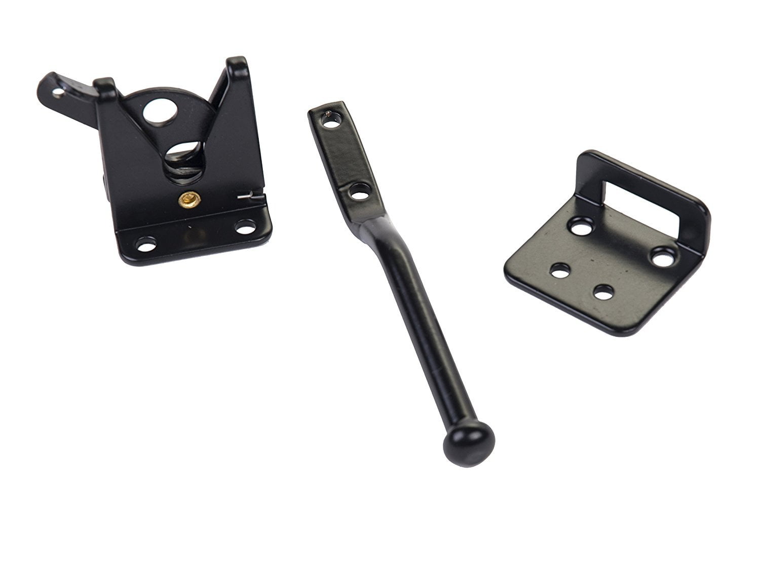 Nuvo Iron Spring Loaded Latch & Catch with Adjustable Cable, LCWSLBLK ...