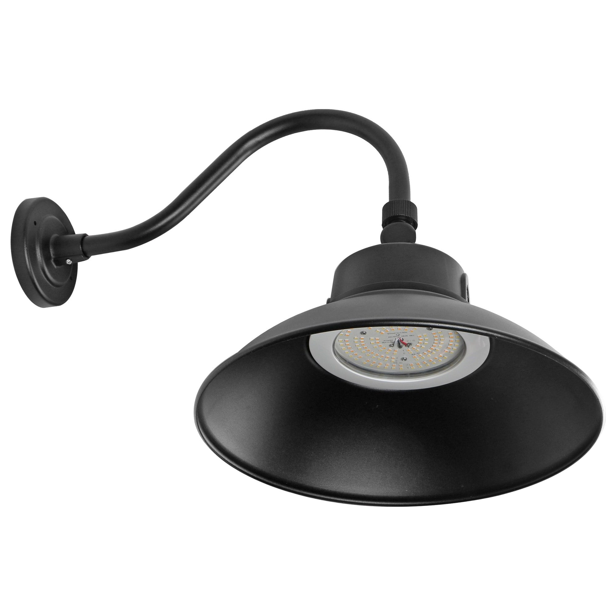 Nuvo Lighting - 30/40/50W LED Outdoor Gooseneck Wall Mount with ...