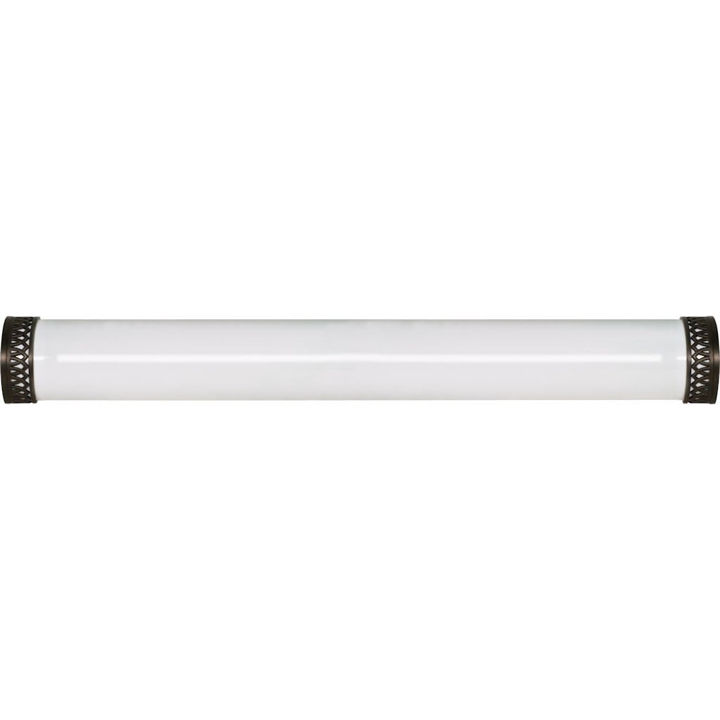 Nuvo Lighting 60928 - 2 Light Old Bronze White Plastic Shade Vanity ...