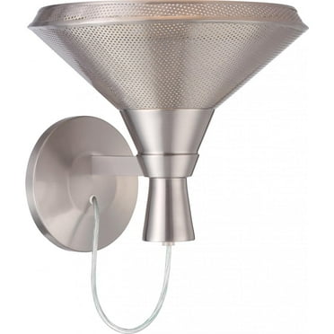 Monument 6-Light Wall Fixture, Brushed Nickel, 48 In., Uses 6 100-Watt ...