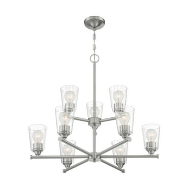 5 Light Linear Chandelier In Rustic-Industrial-Scandinavian Style 36 ...