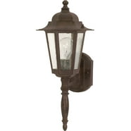Aztec Lighting Transitional 1-light Olde Bronze Outdoor Wall Lantern ...