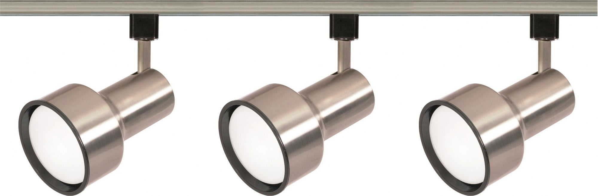 X 3 - Light Brushed Nickel/Silver Track Lighting - Walmart Business ...