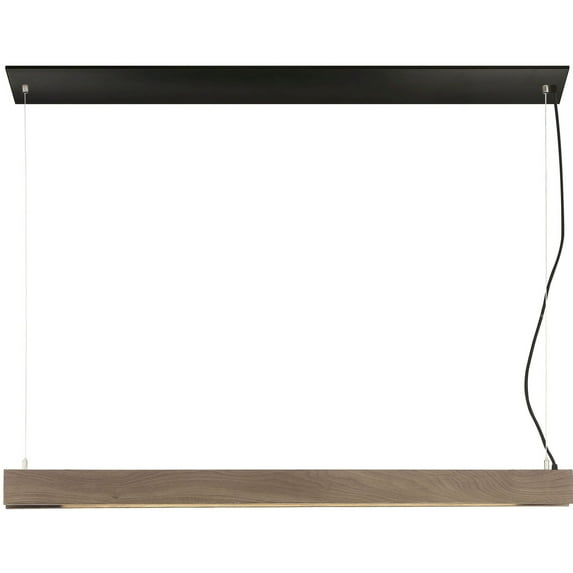 Nuvo Lighting Task Wood Linear LED Pendant Light - Walmart.com