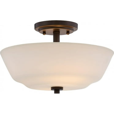Nuvo Lighting 61928 - 3 Light (Twist and Lock Base) 16" Dupont Dark ...