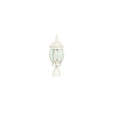 Vita 6"L x 6"W x 74"H Sturbridge Vinyl Lamp Post, White, VA94428 ...
