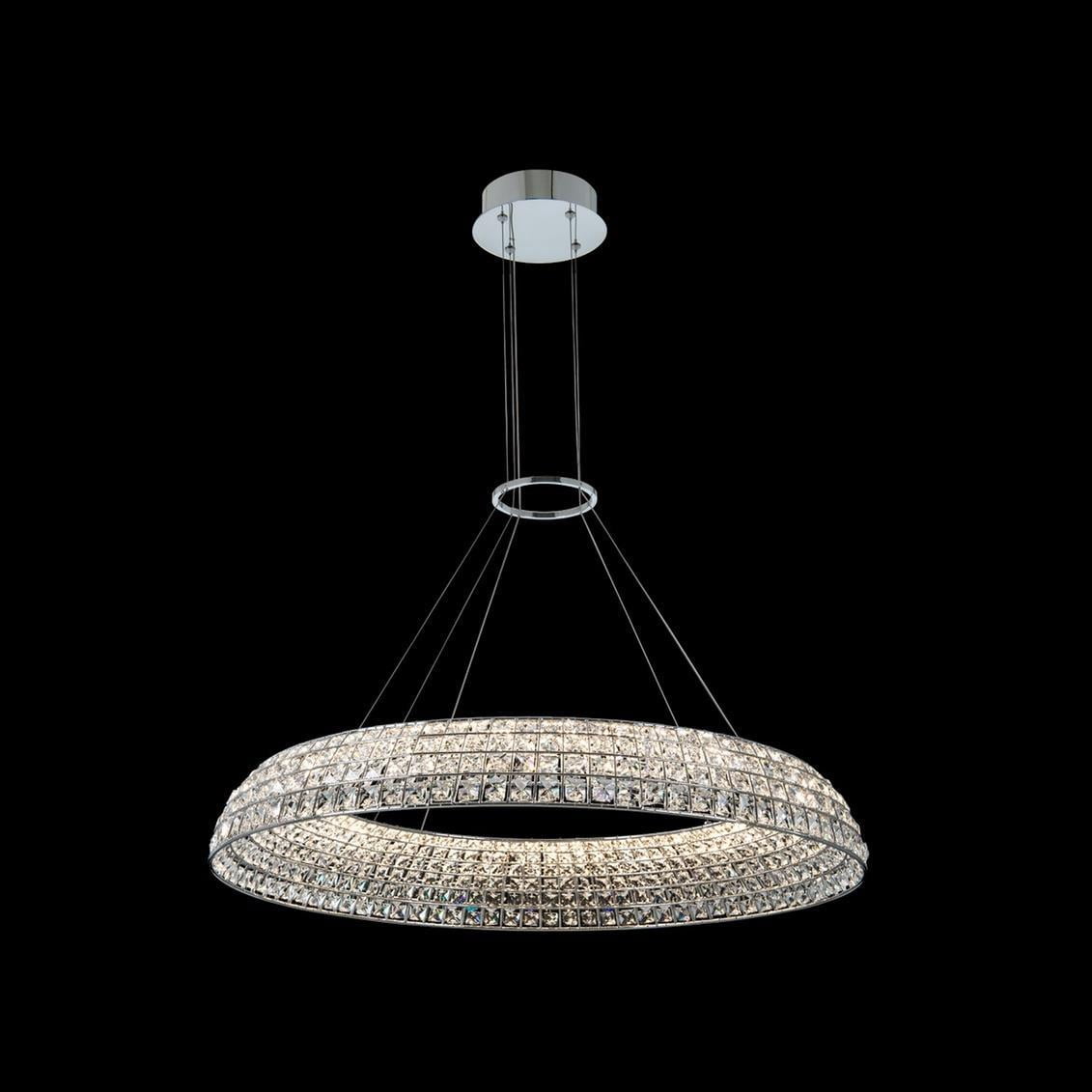 Nuvole 36 Pendant Light Crystal LED Elegance - Walmart.com