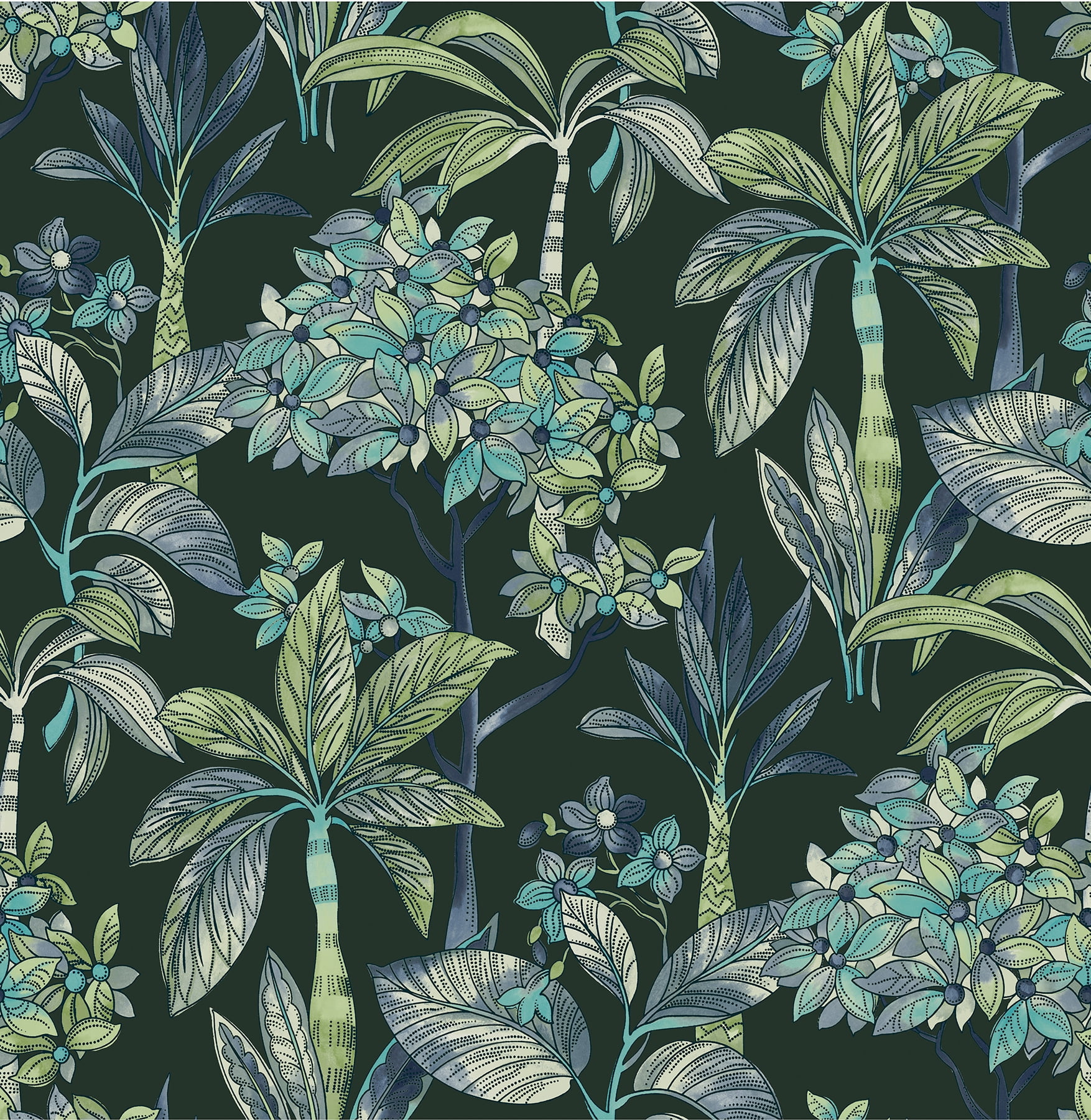 Nuwallpaper Deep Green Panama Peel & Stick Vinyl Wallpaper - Walmart.com