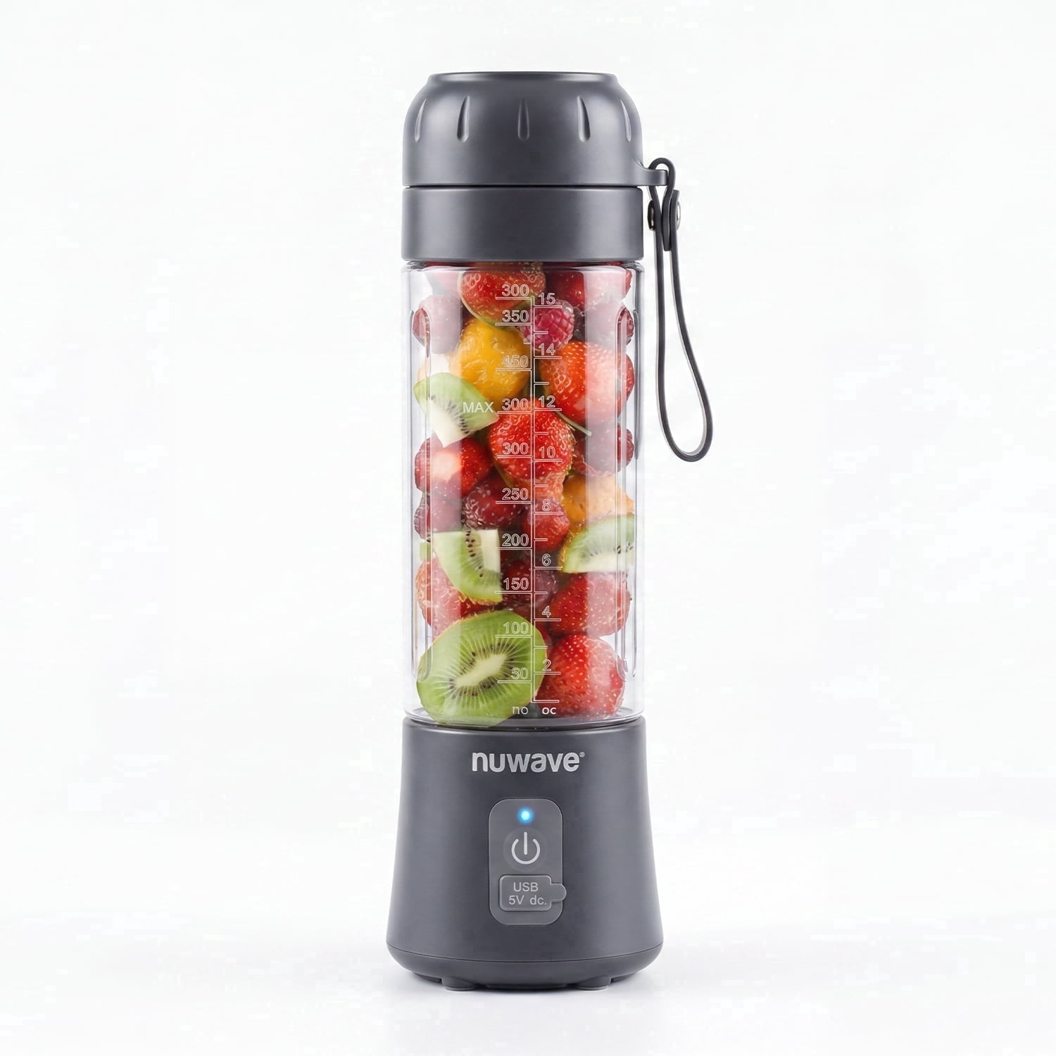Nuwave Portable Blender, 18oz Capacity with 6-Piece-Blade for Shakes ...