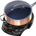 Nuwave Precision Induction Cooktop, 4Qt Ceramic Pan, 3 Watt Settings ...