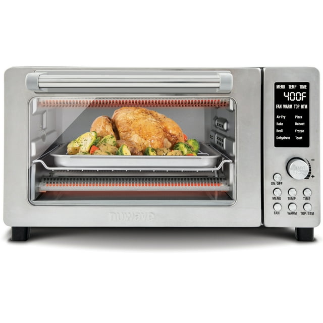 Nuwave Pro Toaster Oven & Air Fryer, 1800W Oven & Air Fryer Combo ...