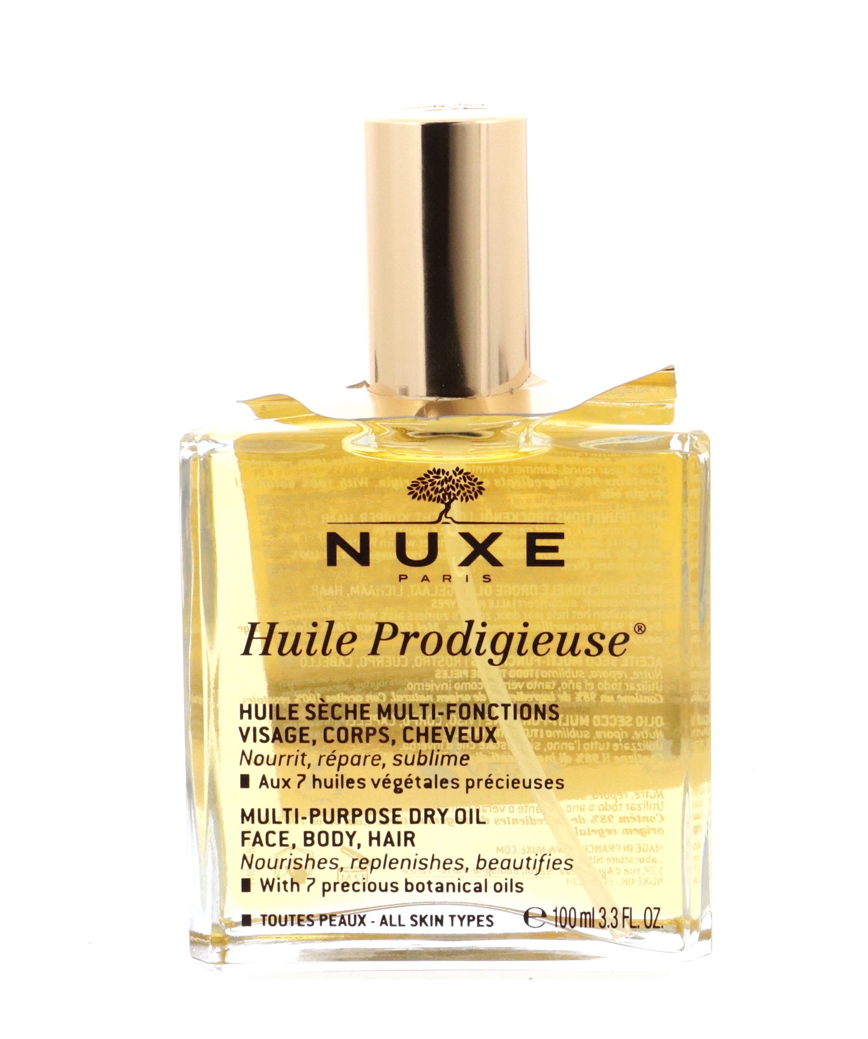 Nuxe Huile Prodigieuse Multi Purpose Dry Oil --100Ml/3.3Oz - Walmart.com