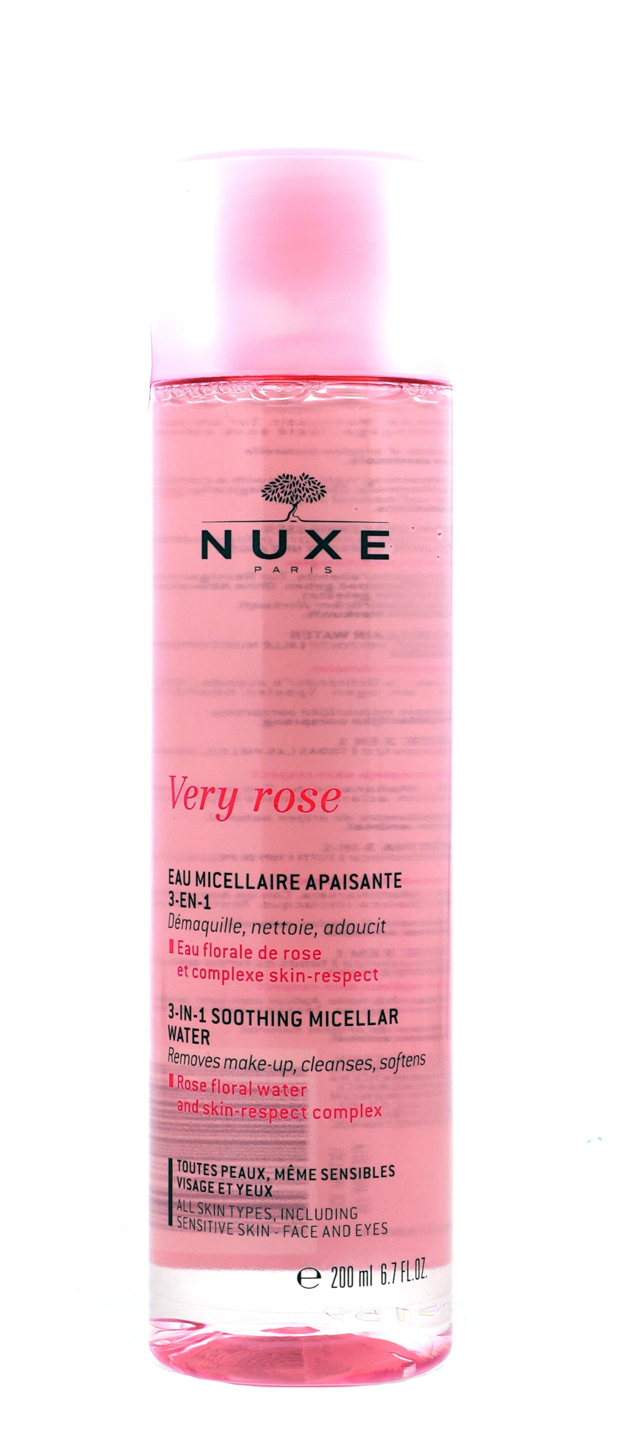 Nuxe Very Rose 3-In-1 Soothing Micellar Water, 6.7 oz - Walmart.com