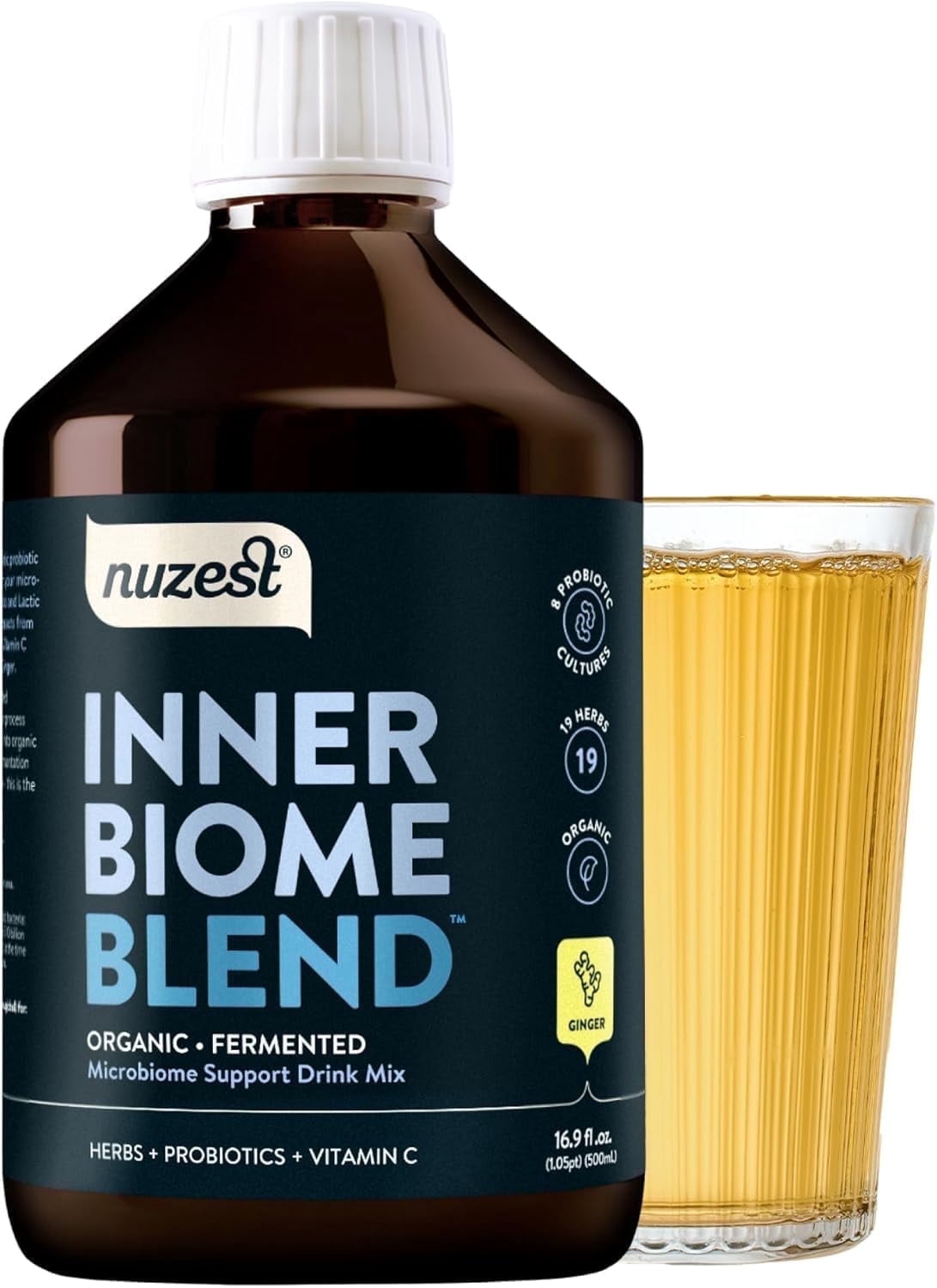 Nuzest - Inner Biome Blend – Prebiotic, Probiotic & Postbiotic Liquid ...