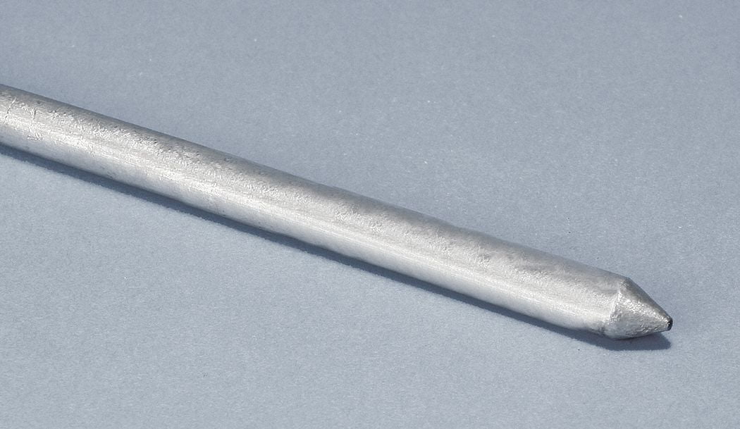 Nvent Erico Pointed End Ground Rod,Steel,Over L 8ft 815880 - Walmart.com
