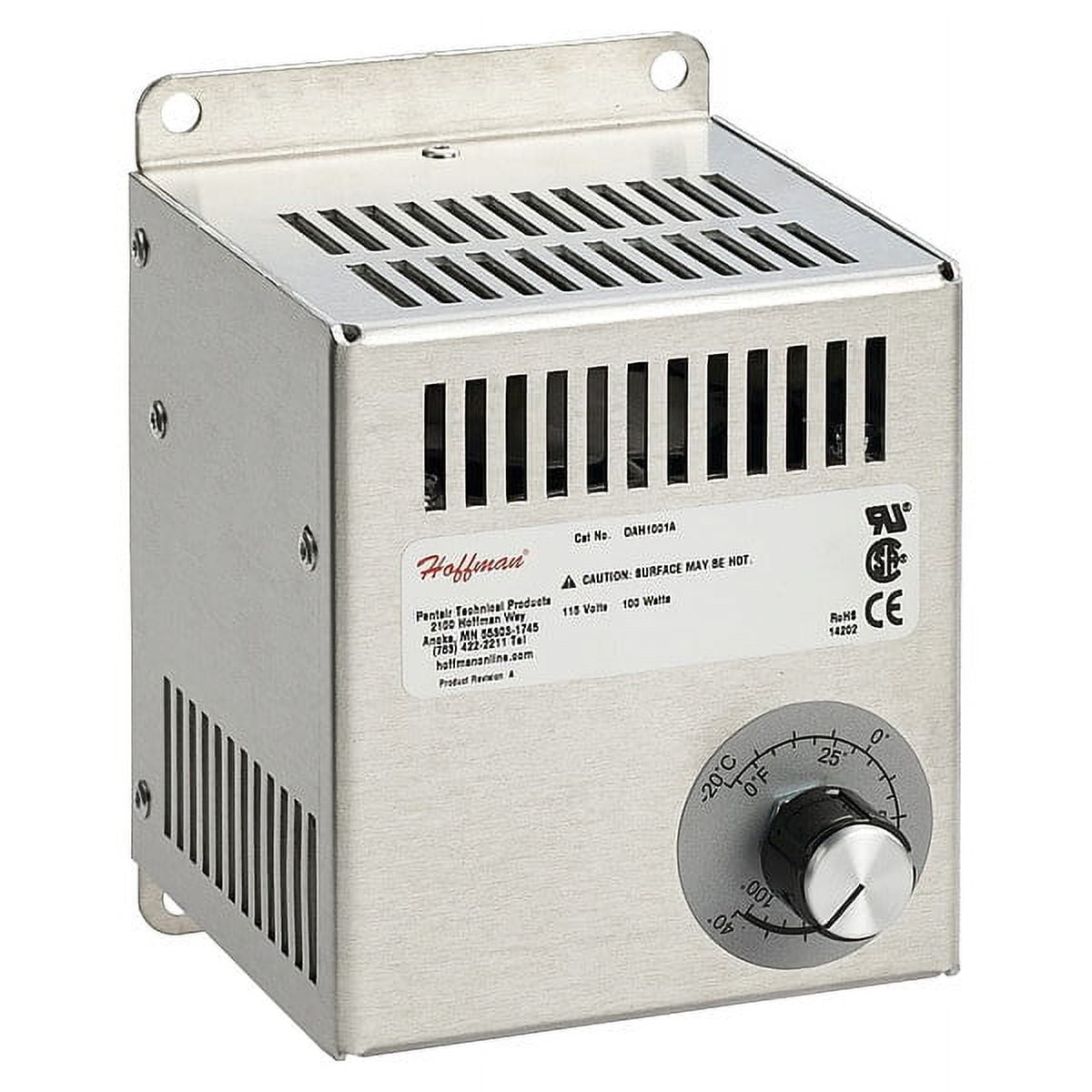 Nvent Hoffman Fan Forced Enclosure Heater,100W,120V DAH1001A - Walmart.com