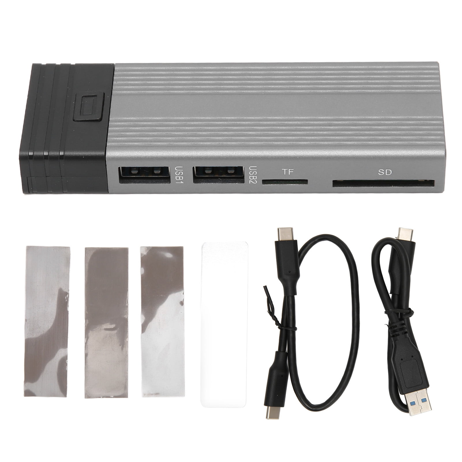 Nvme SSD Enclosure 4 in 1 USB3.0 M.2 NVME NGFF Maximum 10Gbps Auto ...