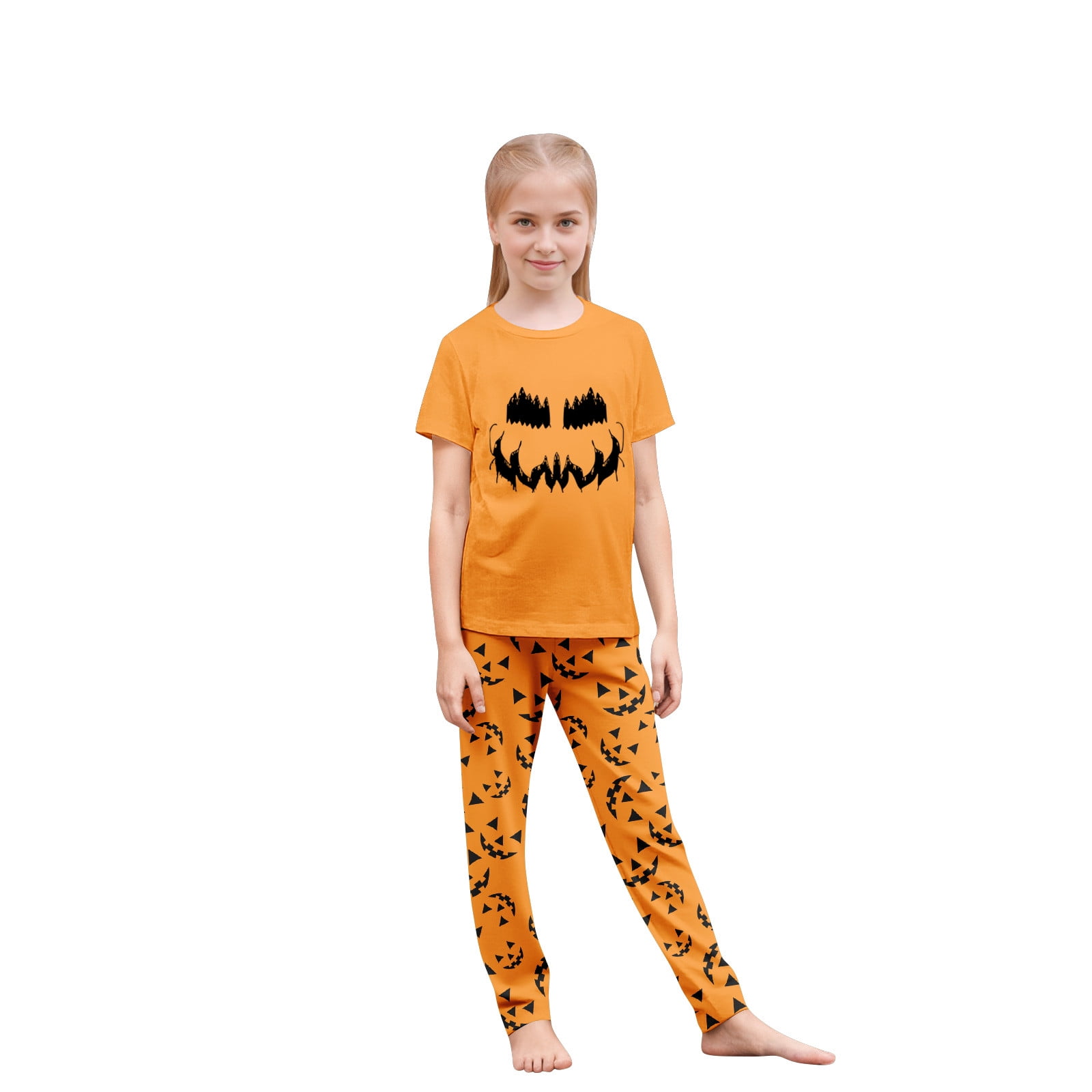 Nvse-2025 Family Matching Halloween Pajamas Set, Halloween Pumpkin ...