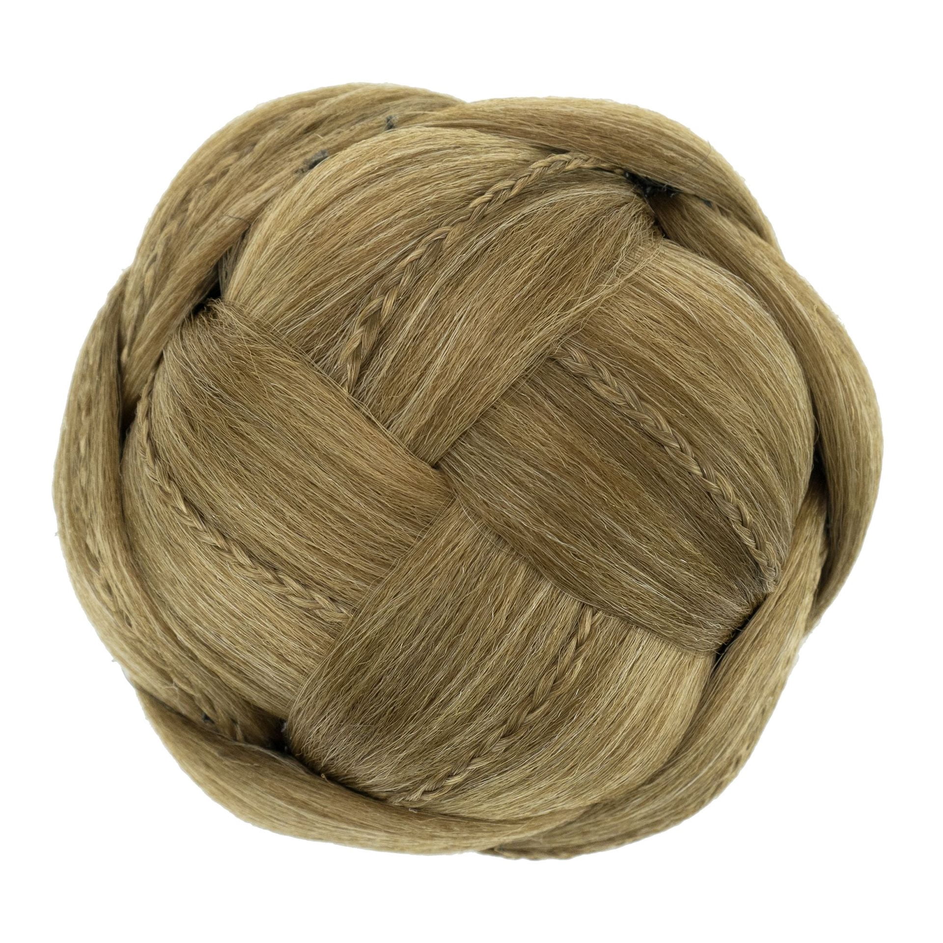 Nvzi - 1 Piece Bun Hair Pcs, brown, 12.5CM/4.92in Width, High-Temp ...