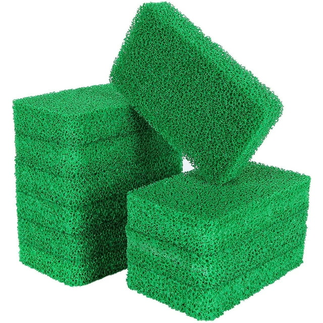 Nvzi 10-Pack Silicone Sponge Kitchen Scrubber, Sponges for Cleaning ...