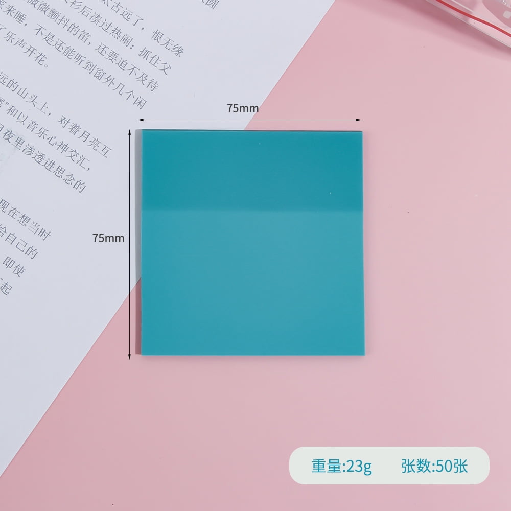 Nvzi 10 Pads Transparent Sticky Notes,3X3 Inch Clear Sticky Notes ...