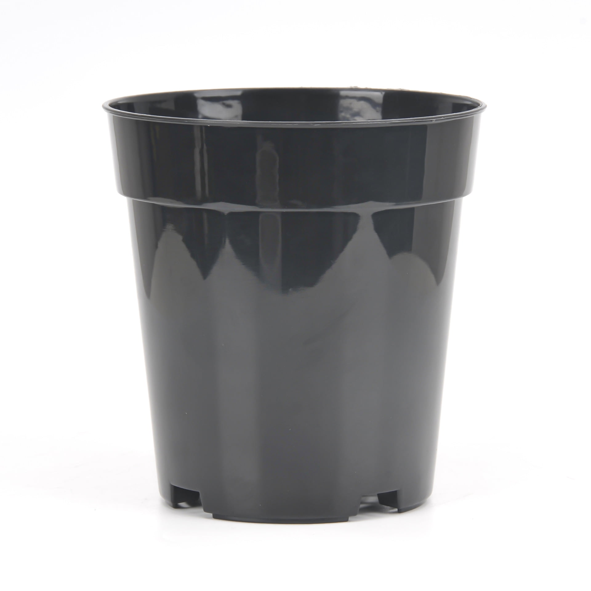 Nvzi 10 pieces of ultra thick black plastic flower pots, planting and ...