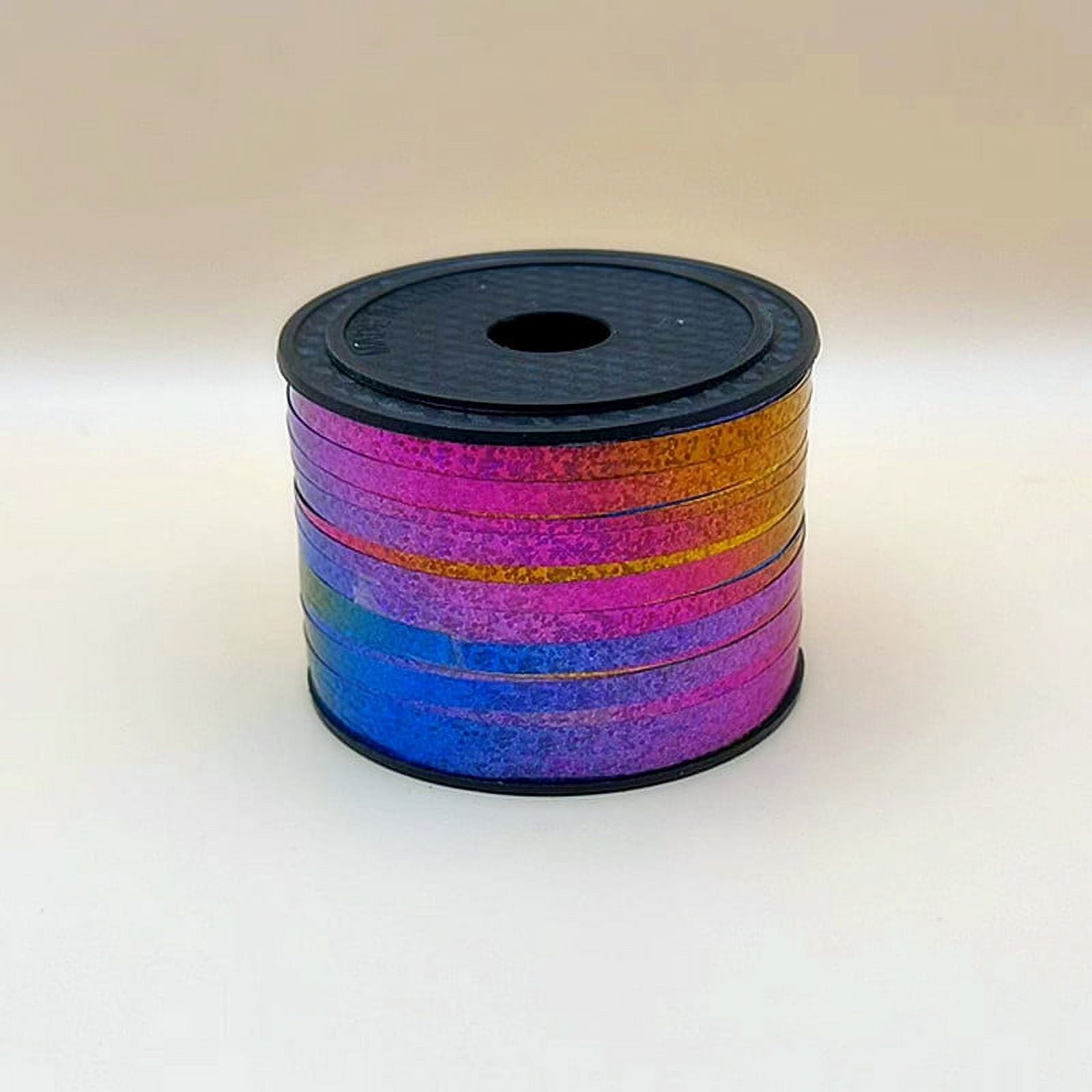 Nvzi 100 Yard Multicolour Ribbon, Shiny Metallic Curling Ribbon for ...