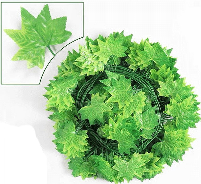 Nvzi 12 Pack Each 7.5FT Fake Ivy Leaves Artificial Garland Greenery ...