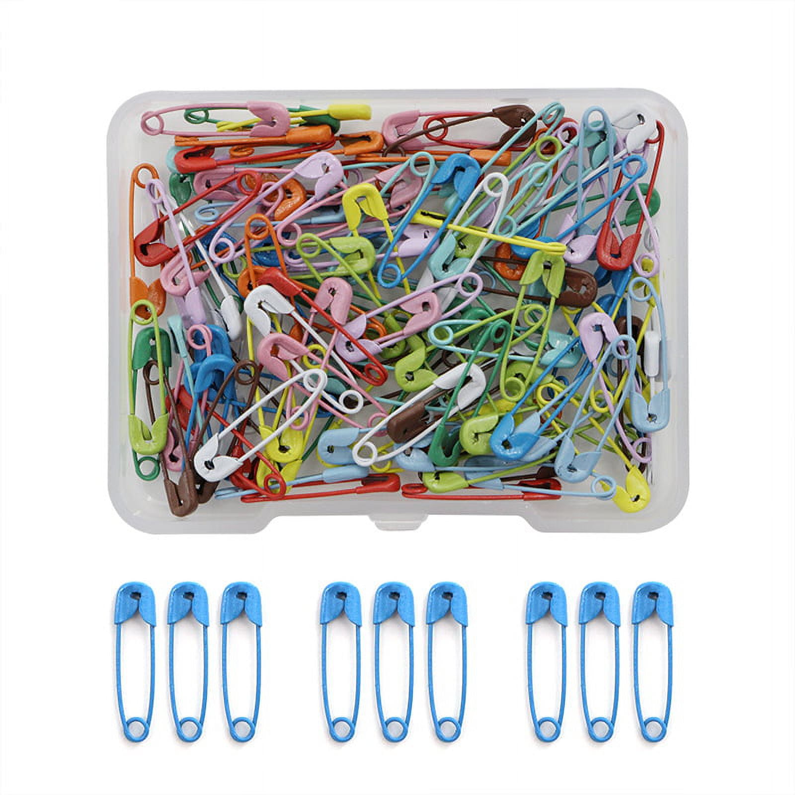 Nvzi 19mm 600PCS Premium Safety Pins, Colored Safety Pins Bulk Sewing ...
