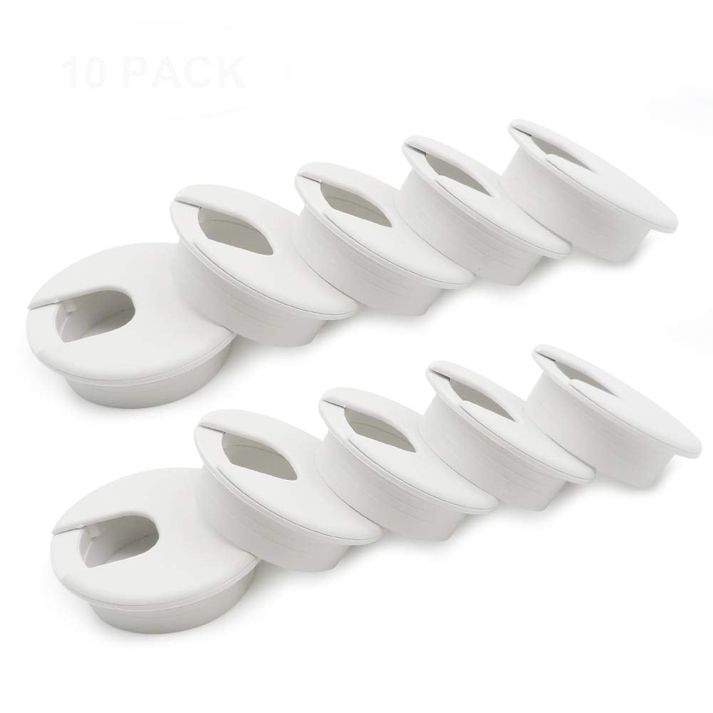 Nvzi 2" Desk Grommet(10 Pack), Wire Cable Hole Cover Plastic Wire ...