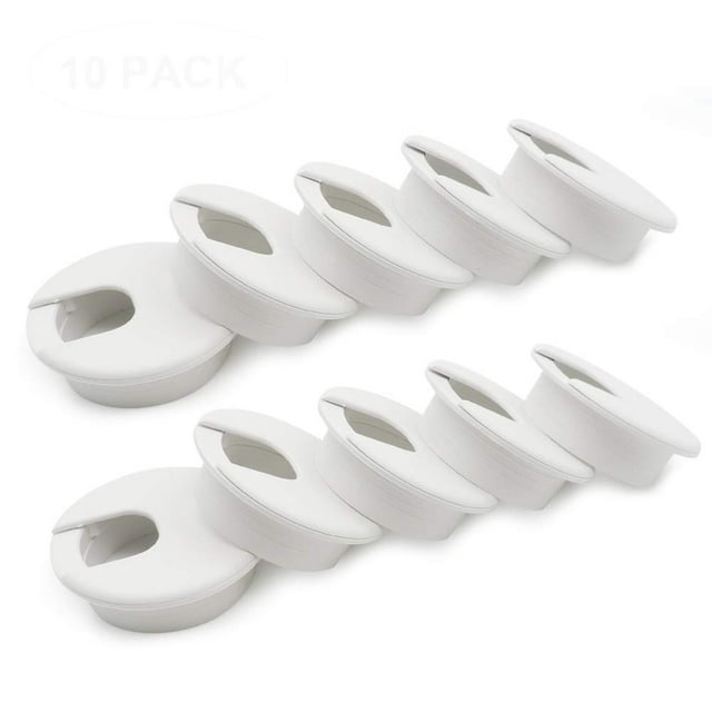 Nvzi 2" Desk Grommet(10 Pack), Wire Cable Hole Cover Plastic Wire ...