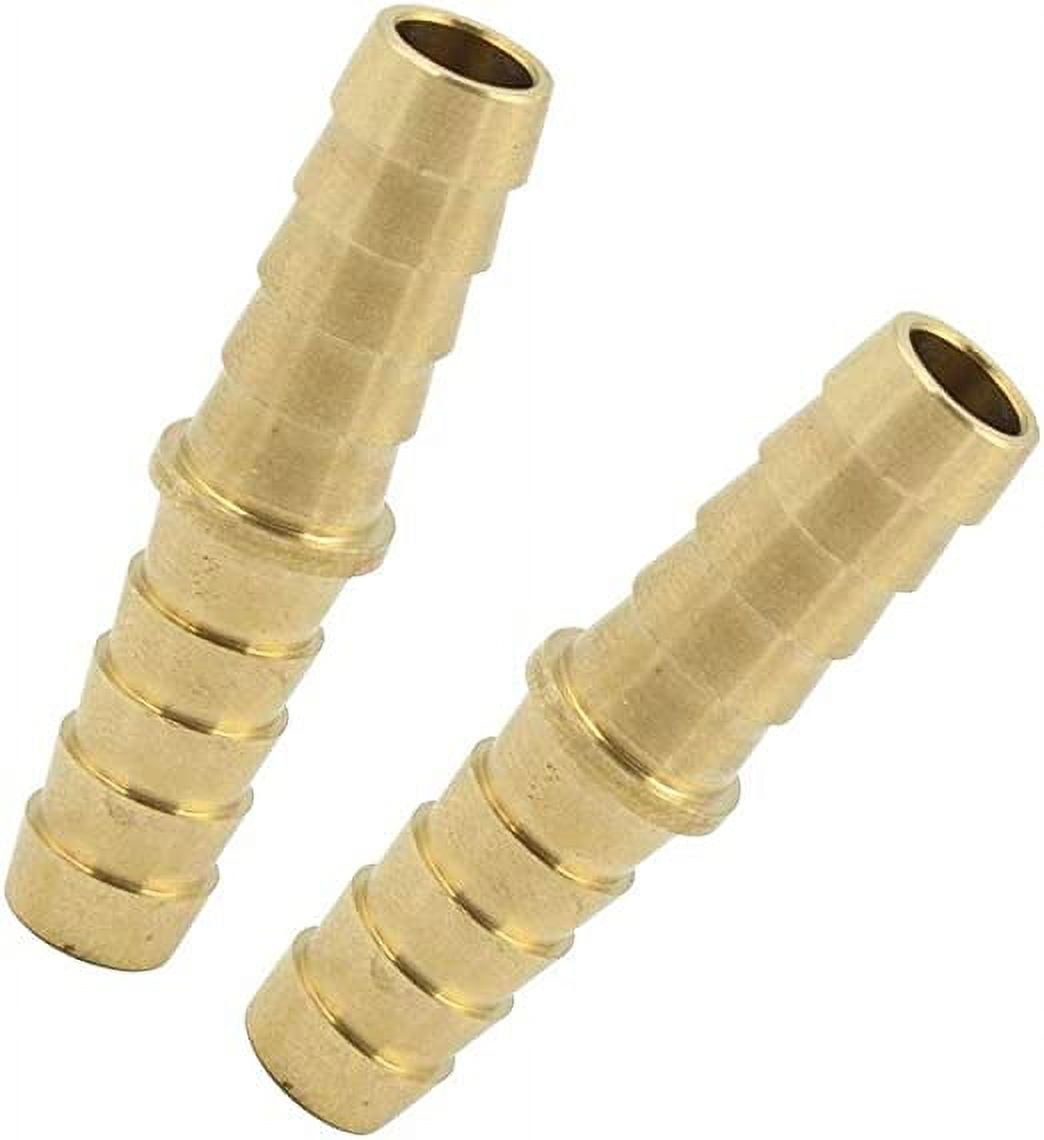 Nvzi 2 Pcs Brass Hose Barb Fitting, Mender/Splicer/Joiner/Union (10mm ...