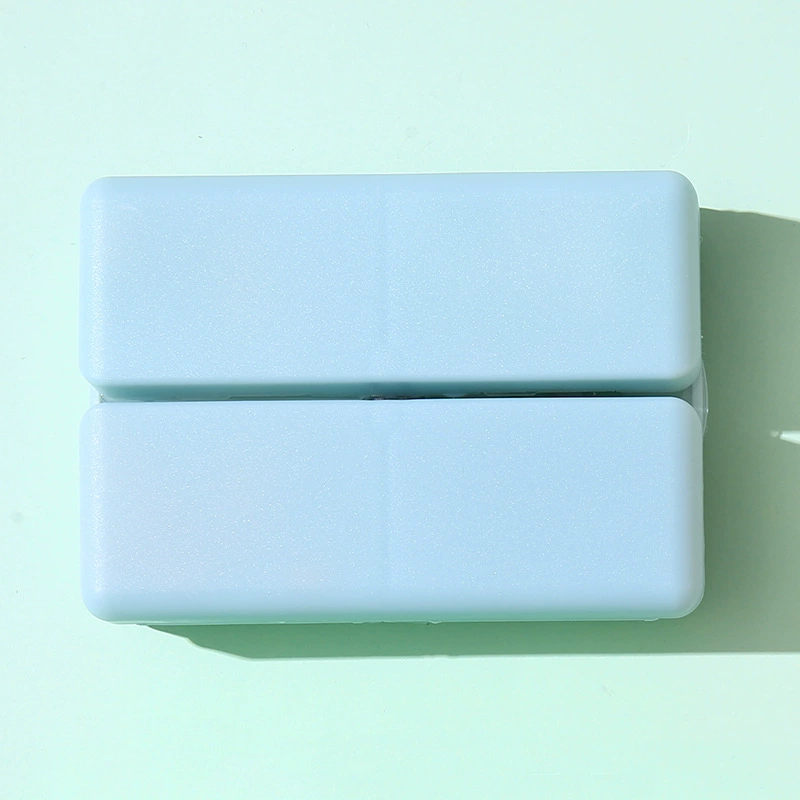 Nvzi 2 foldable pill boxes, 7-day pill storage (with 7 compartments ...
