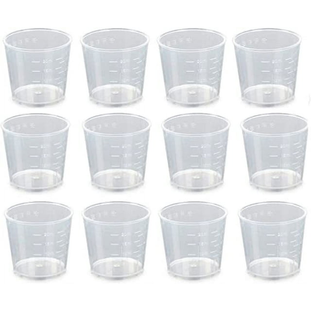Nvzi 50 PCS 20ml Plastic Mixing Cup Measuring Cups, Measuring Jugs ...