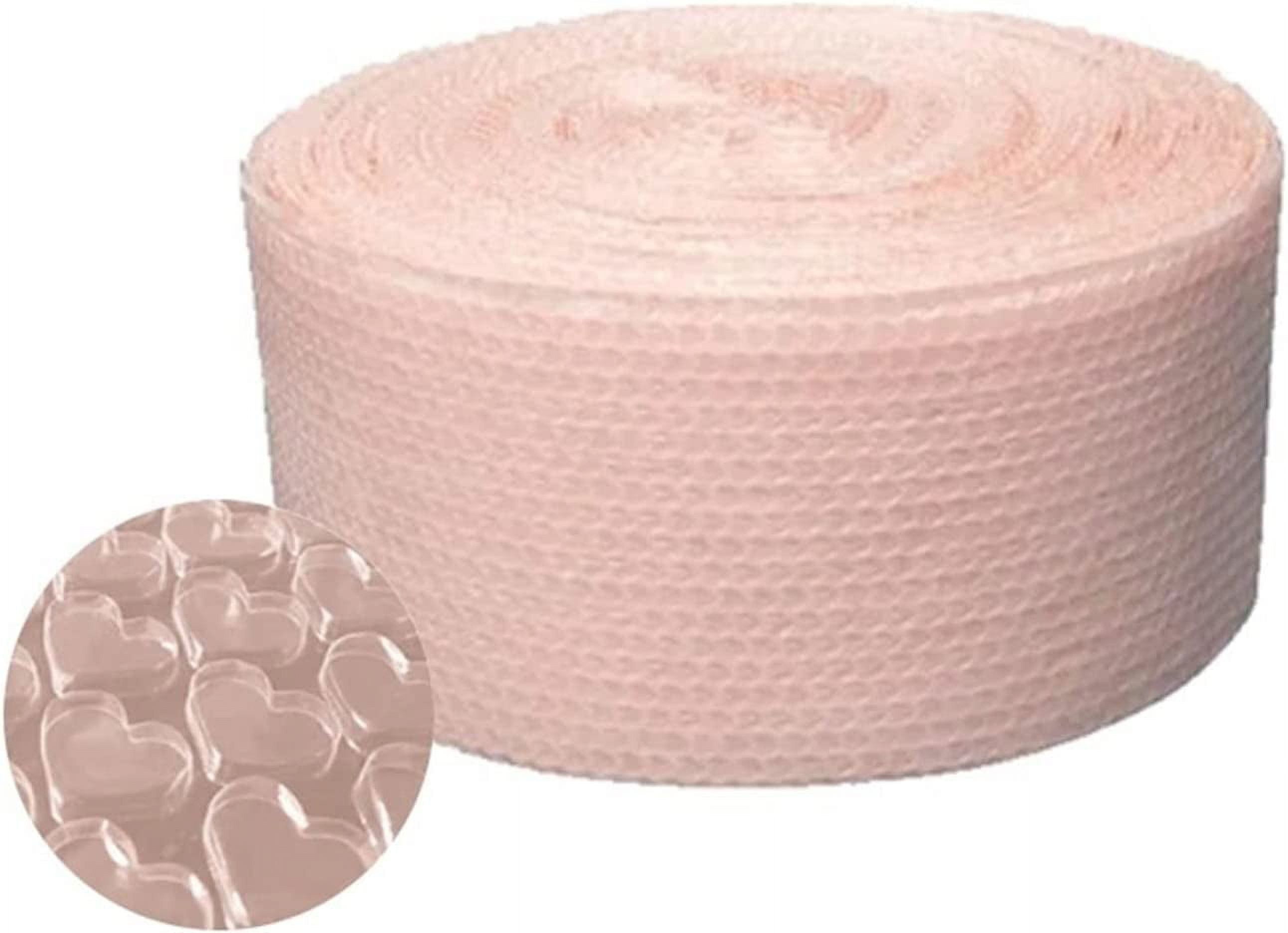 NVZI Heart-Shaped Shockproof Bubble Wrap, Light Pink, 20cm x 500cm ...