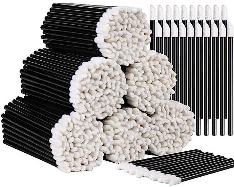 Nvzi 600 pcs Disposable Lip Brushes Kit Brush Wands Brushes Cotton Swab ...