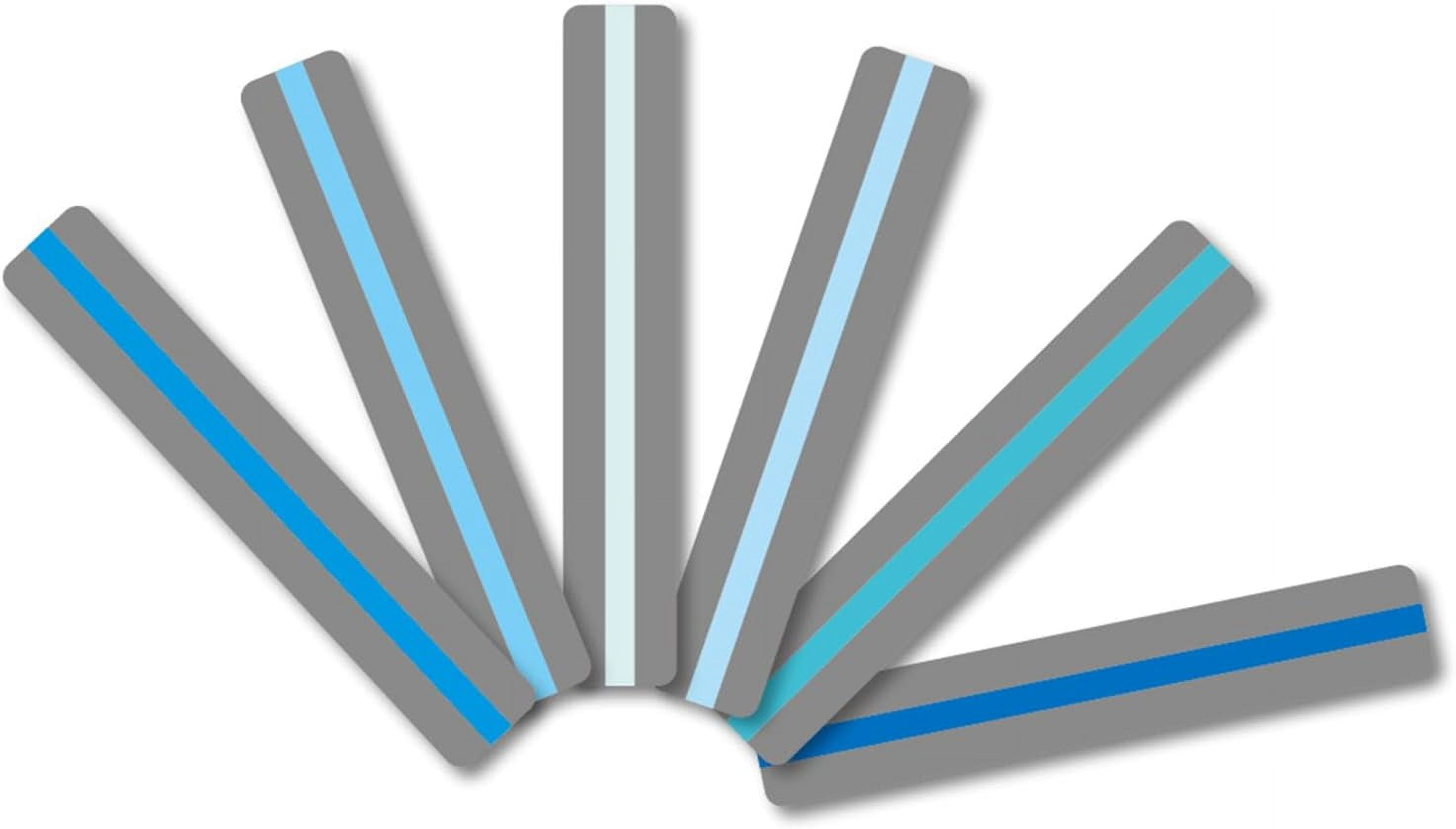 Nvzi 6pcs Colored Plastic Sheet Highlight Overlay Bookmarks Read Cover ...