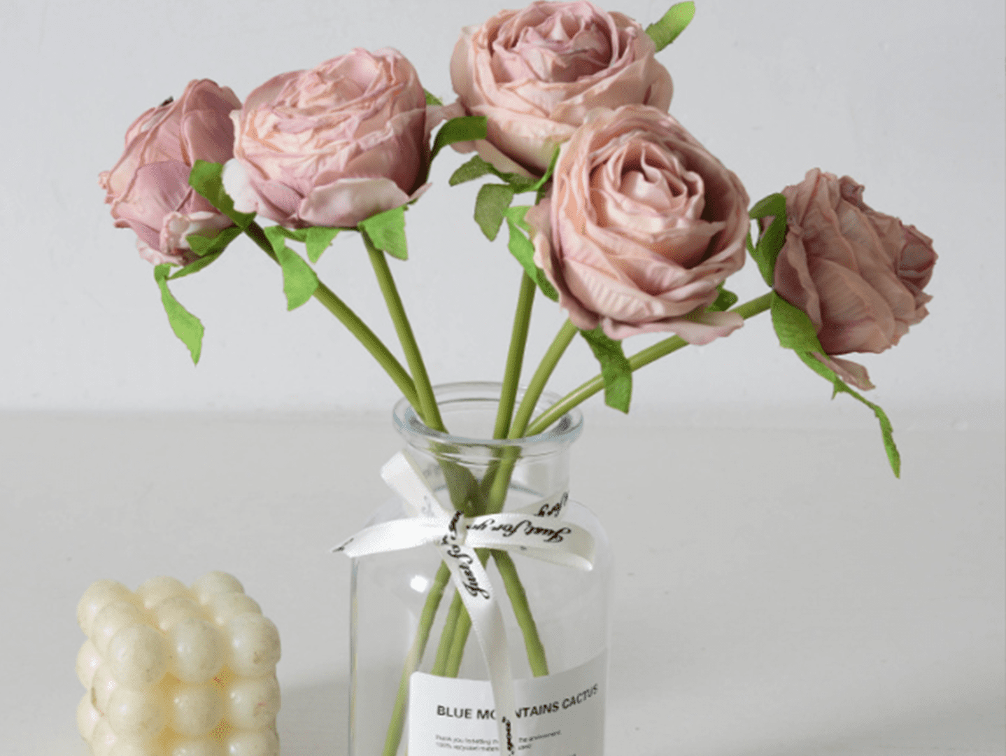 Nvzi 6pcs Rose Artificial Flowers, Fake flowers, Flores Artificiales ...