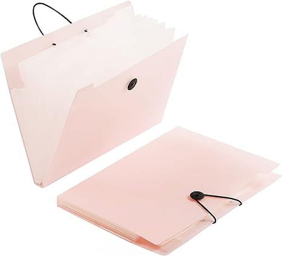 Nvzi 8-Pocket File Folders - 2 Pack Accordian File Organizer with ...