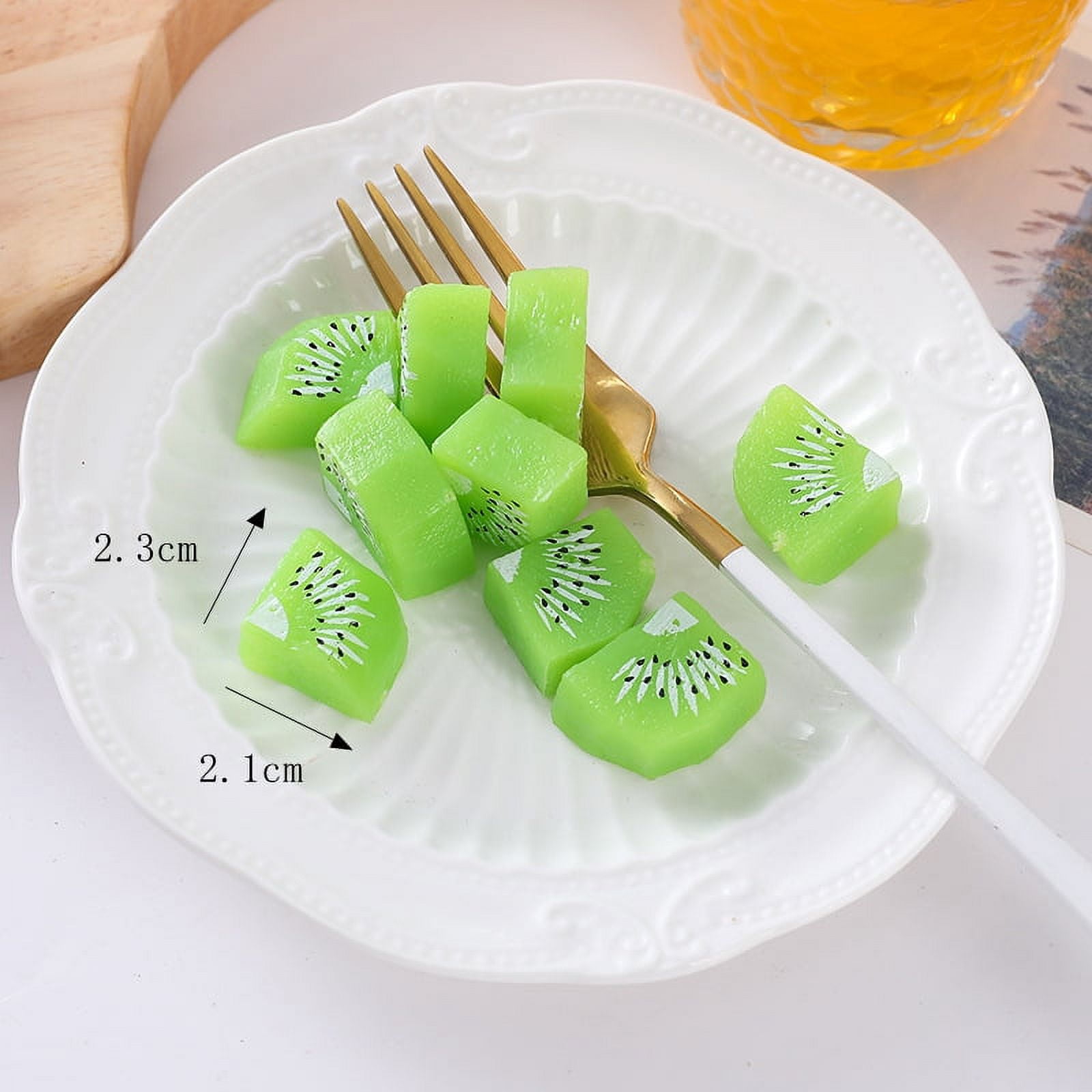 Nvzi Artificial Fruits Pack Fruit kebabs, Fake Fruit Set plastic Fruit ...