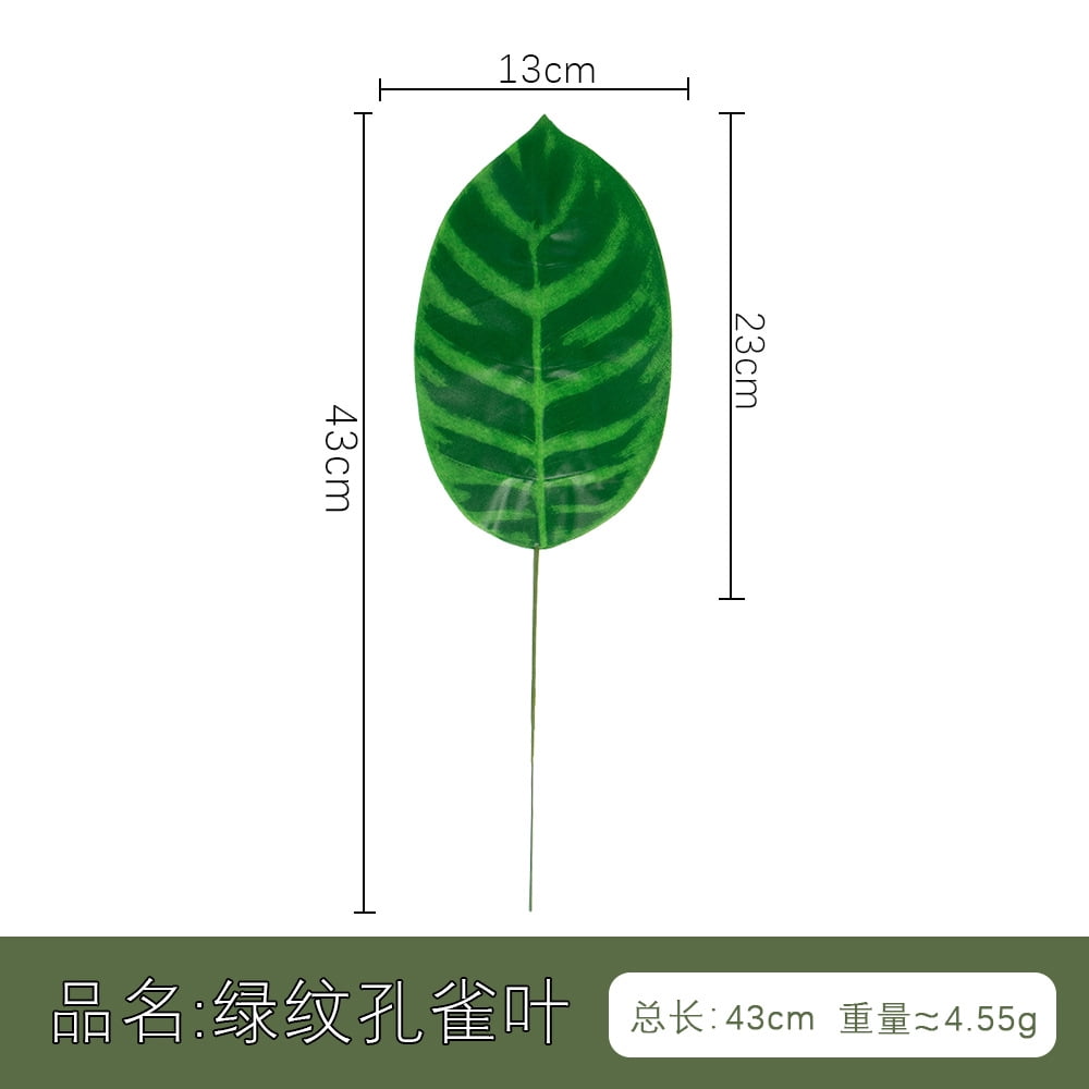 Nvzi Artificial Leaf Green -30 pieces, 17*5.1 inches, artificial ...